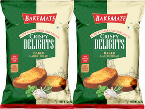 BAKEMATE Crispy Delights Baked Garlic Bread Made With Premium ...