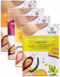 Nutribee Whole Wheat Atta Rusk - Pack | 800g Mix Flavour flavored ...