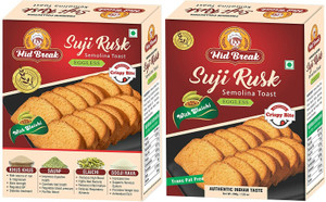 MidBreak Suji Rusks| Saunf Rusk | Elaichi Rusks | 3 in 1 Rusks|Premium ...