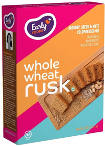 Early Foods Whole Wheat Rusk Wheat flavored Wheat Rusk Price in India ...