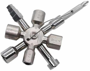 AS TOOL CENTER 10 in 1 Multifunction Electrician Plumber Utility Cross ...