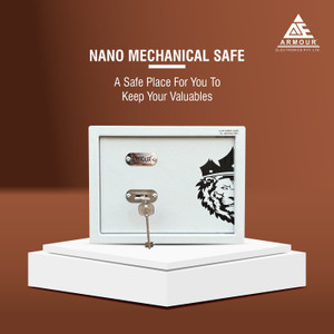 ARMOUR 11 Liters Mechanical Safe With Double bitted Keys Safe Locker ...