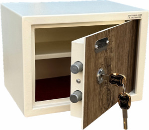 ARMOUR 11 Liters Mechanical Mini Locker, Safe Box With Wooden Texture ...