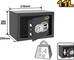 INGCO 11L Electronic Safe Locker Price in India - Buy INGCO 11L ...
