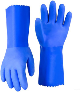 Donizard 14 Inch PVC Chemical Resistant Glove for Acid Alkali and Oil ...