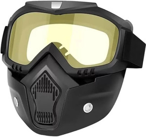 ZECVAC Face Mask For Bike Riding Goggles Glasses Mask with Detachable ...