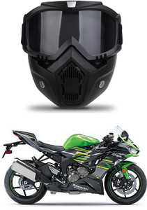 Purpleheart Protective Black Bike Riding Face Mask, Face Shield ...