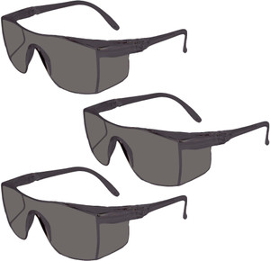 bio clear wrap around Eye safety goggles full cover 3 pieces Laboratory ...