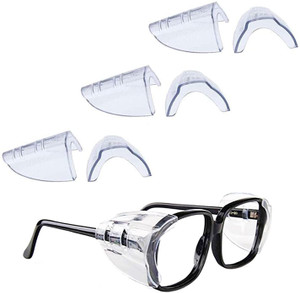 Vinayakart 3 Pairs Eye Glasses Side Shields, Flexible Slip on Side ...