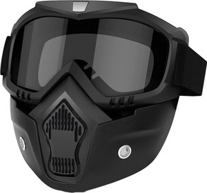 Moto Genius Goggle Face Mask Anti Scratch UV Protective Face | Eyewear ...