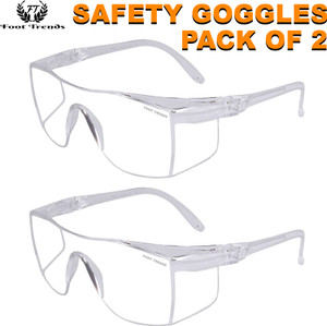 foot trends Pack Of 2 Polycarbonate Wrap-Around Eye Protection ...