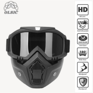 NEWRIDERS EEEO_Full Face Mask Goggles Bike Off-Road Racing Glasses EEEO ...