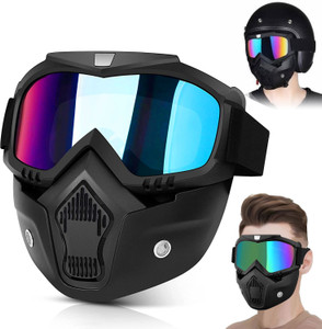 AUTO PEARL Bike Riding Face Mask, Face Shield Motorcycle Goggles ...