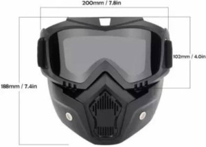 MAALIK BCHN_Full Face Mask Goggles Bike Off-Road Racing Glasses BCHN ...