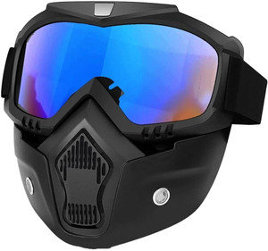 GJSHOP Motorcycle Face Mask Shield Bike Riding Goggles Glasses Face ...
