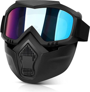 Lozenge Rainbow Goggle Mask Anti Scratch UV Protective Face Motorcycle ...