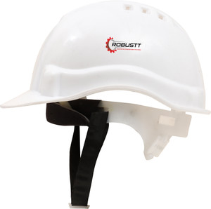 Robustt Heavy Duty Nape Safety Helmet-White|Adjustable Headband Pack of ...