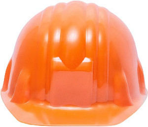 Intech 65061090 Safety Helmet Nape Type - Pack of 1 (Orange) Safety Cap ...