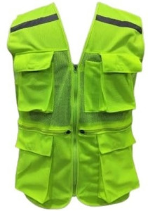 DELTECH SAFETY Jacket H37 for Men 150 gsm 1 inch Grey Polyester Tape ...