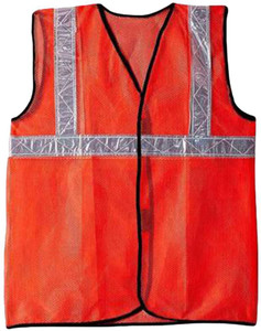 Sk world Reflective Waist Coat High Visibility Jacket Safety Jacket ...