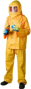 SAVIOUR Chemical Splash Full Body Protection PVC Cover Suit with & Hood ...