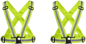 HM EVOTEK Reflective Cross Belt, Reflective Safety Jacket Vest (Pack of ...