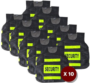 Robustt Polyster Security Print Reflective with Velcro Closure Safety ...