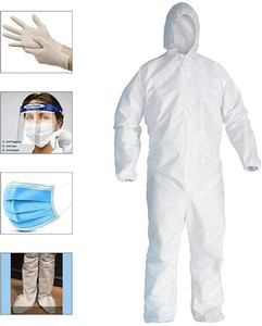 Sai PPE Kit With Combo Set, Hand Gloves, Face Shield, Face Mask And ...
