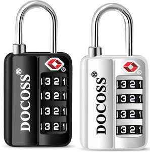 DOCOSS Pack Of 2 -116 Metal TSA Lock for Luggage,Number Lock Bag,Small ...