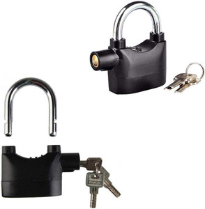 BIYALI Security Alarm Lock System | Waterproof Black Anti-Theft Siren ...