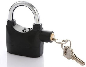 WAVEMAX Security Pad Lock with Smart Alarm Motion Sensor Safety Lock ...