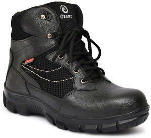 Ozarro Steel Toe Genuine Leather Safety Shoe Price in India - Buy ...