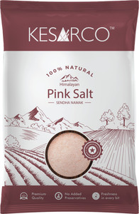 KESARCO Pink Salt, Rich in Iron, Potassium and Calcium Himalayan Pink ...