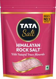Tata Salt Himalayan Rock Pink Salt, With Natural Trace Minerals, Low ...