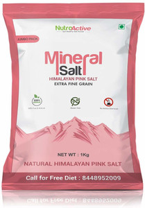 NUTROACTIVE MineralSalt Himalayan Pink Rock Salt Extra Fine Grain - 1 ...