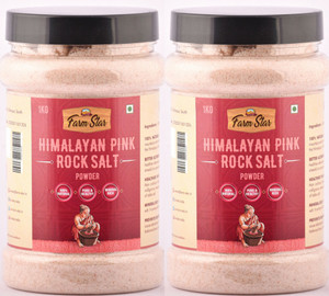farm star Combo Pack- Himalayan Pink Rock Salt Powder- Sendha Namak 100 ...
