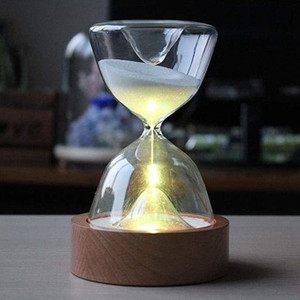 Whixant Sand Timer, Glass Sand Clock Timer, 2 in 1 Hourglass 15 Minute ...