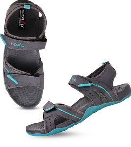 STRIKER Men Grey Sports Sandals - Buy STRIKER Men Grey Sports Sandals ...