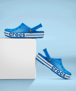 CROCS Bayaband Men Blue Clogs - Buy Blue Color CROCS Bayaband Men Blue ...