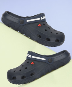 Adda Men Navy Clogs - Buy Adda Men Navy Clogs Online at Best Price ...