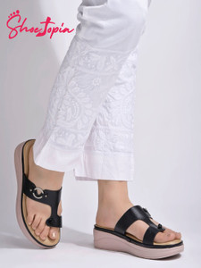 SHOETOPIA Women Black Wedges - Buy SHOETOPIA Women Black Wedges Online ...