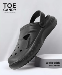 TOE CANDY Black Men Clogs Slide Men Clogs - Buy TOE CANDY Black Men ...