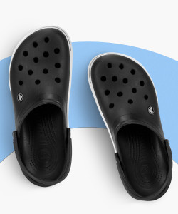 CROCS Crcbnd Men Clogs - Buy Blk/Blk Color CROCS Crcbnd Men Clogs ...