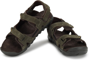 WOODLAND Men Green Sandals - Buy WOODLAND Men Green Sandals Online at ...