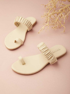 Tokyo Talkies Women Off White Flats - Buy Tokyo Talkies Women Off White ...
