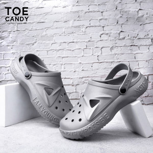 TOE CANDY Grey Men Clogs Slide Men Clogs - Buy TOE CANDY Grey Men Clogs ...