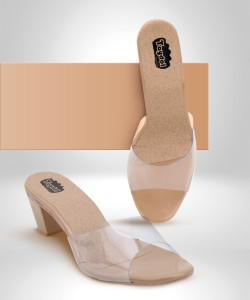 TAYDOL Women Beige Heels - Buy TAYDOL Women Beige Heels Online at Best ...