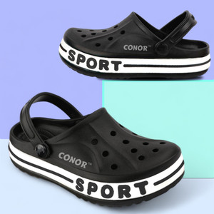 Conor Men Black Clogs - Buy Conor Men Black Clogs Online at Best Price ...