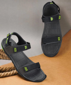 Paragon K1407G Men's Stylish Lightweight & Durable Grey & Neon Green ...