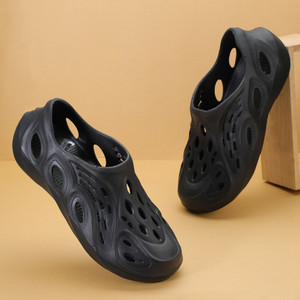 GRIPTON Men Black Clogs - Buy GRIPTON Men Black Clogs Online at Best ...